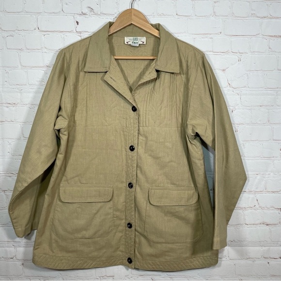 Orvis | Jackets & Coats | Vintage Orvis Jacket Womens Large Tan Long ...